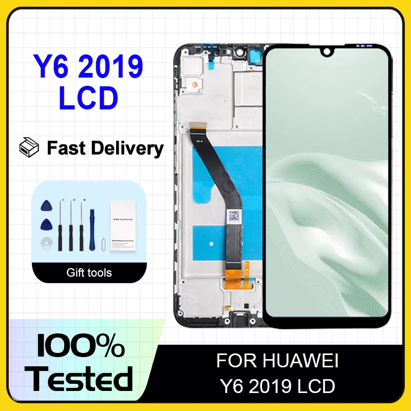 For-Huawei-Y6-2019-LCD-Touch-Screen-Digitizer-Repair-Parts-Y6S-2019 ...