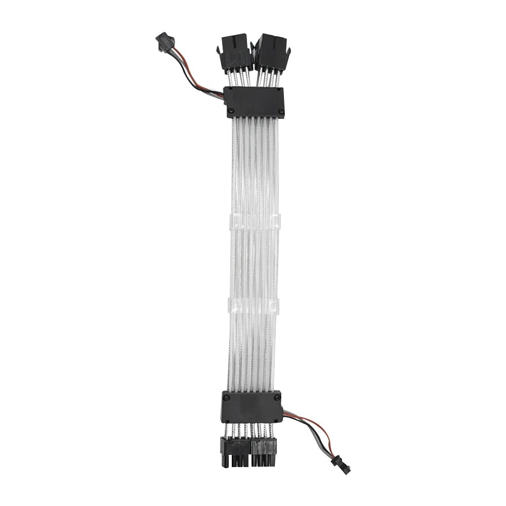 Computer 18AWG ARGB Sync PSU Power Supply Extension Cable Kit ATX 16PIN ...