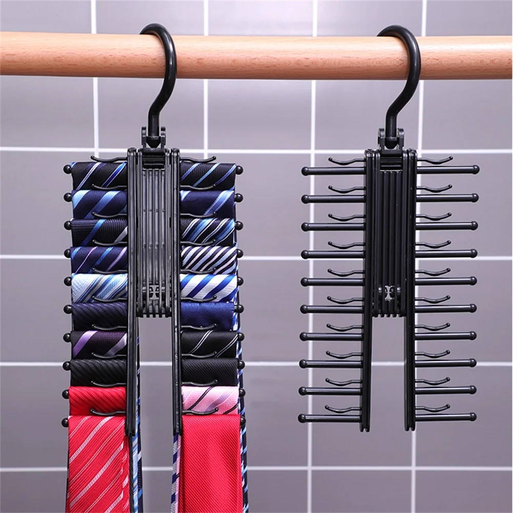 Men-Tie-Rack-Adjustable-360-Degree-Rotating-20-Bow-Tie-Storage-Rack ...