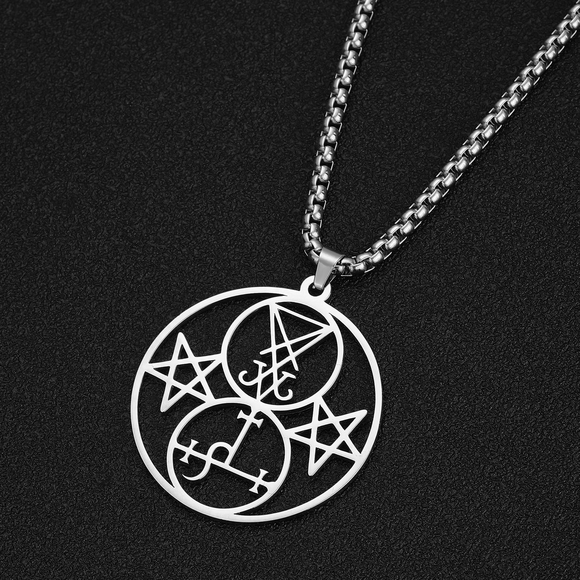 Men-s-Necklace-Demon-Side-of-Lucifer-Lilith-Satanic-Necklace-Seal-Sigil ...