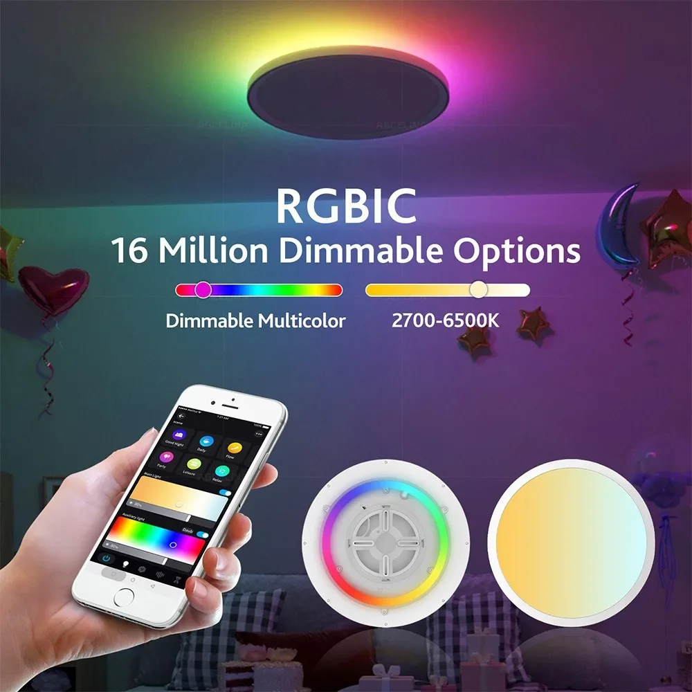 Luz-de-techo-LED-RGB-moderna-con-Control-remoto-para-dormitorio-sala-de ...