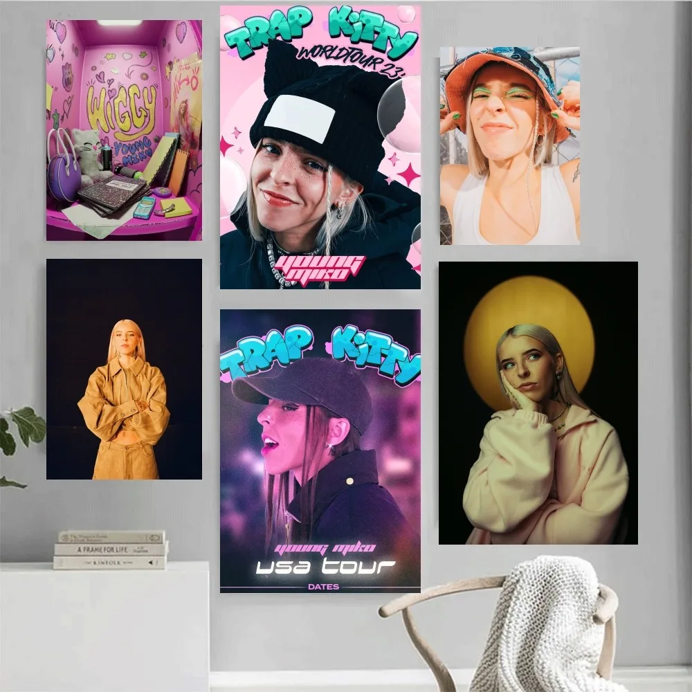 P-ster-de-Singer-Young-Miko-para-decoraci-n-del-hogar-oficina-pared ...