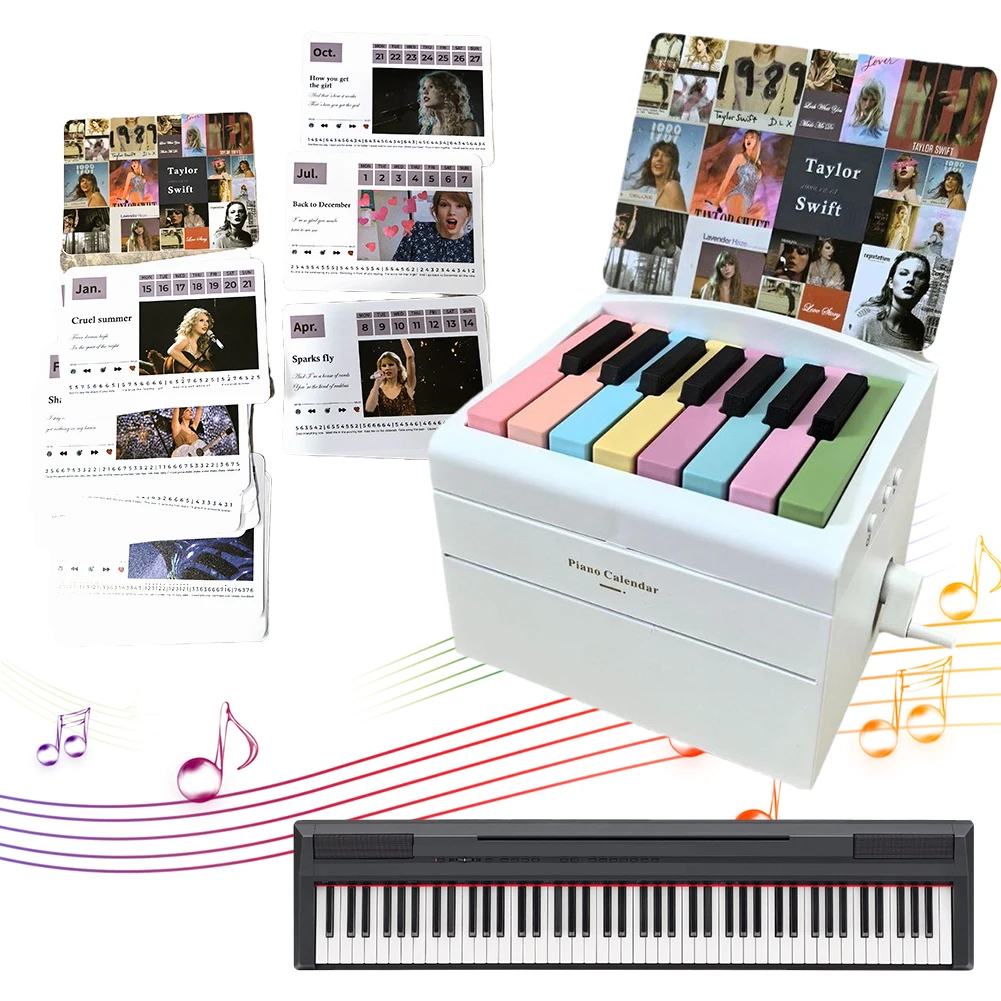 Calendario-de-piano-Taylor-Calendario-de-escritorio-de-piano-2025-Mini ...
