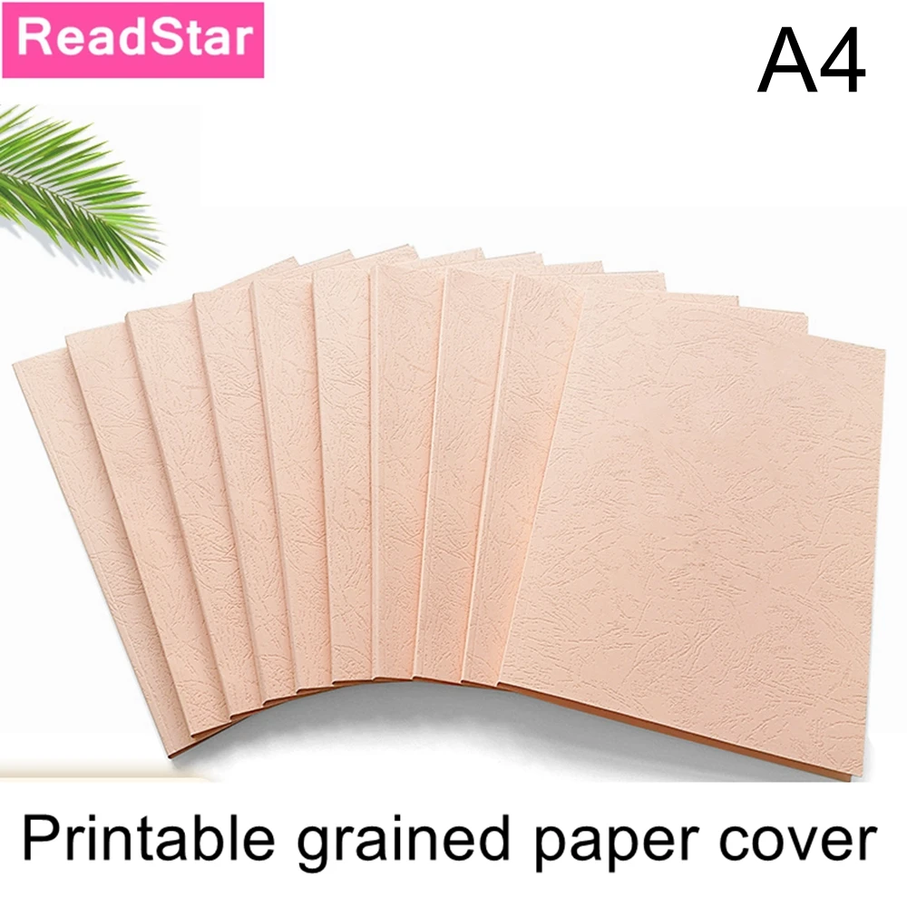 10pcs/lot Readstar A4 Size 2-36mm Pink Color Printable Grained Paper ...