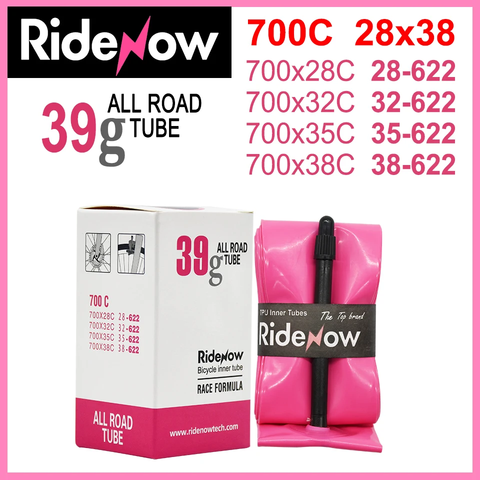 RideNow-TPU-700C-Road-Bike-Inner-Tube-700x28-32-35-38C-Bicycle-39g ...