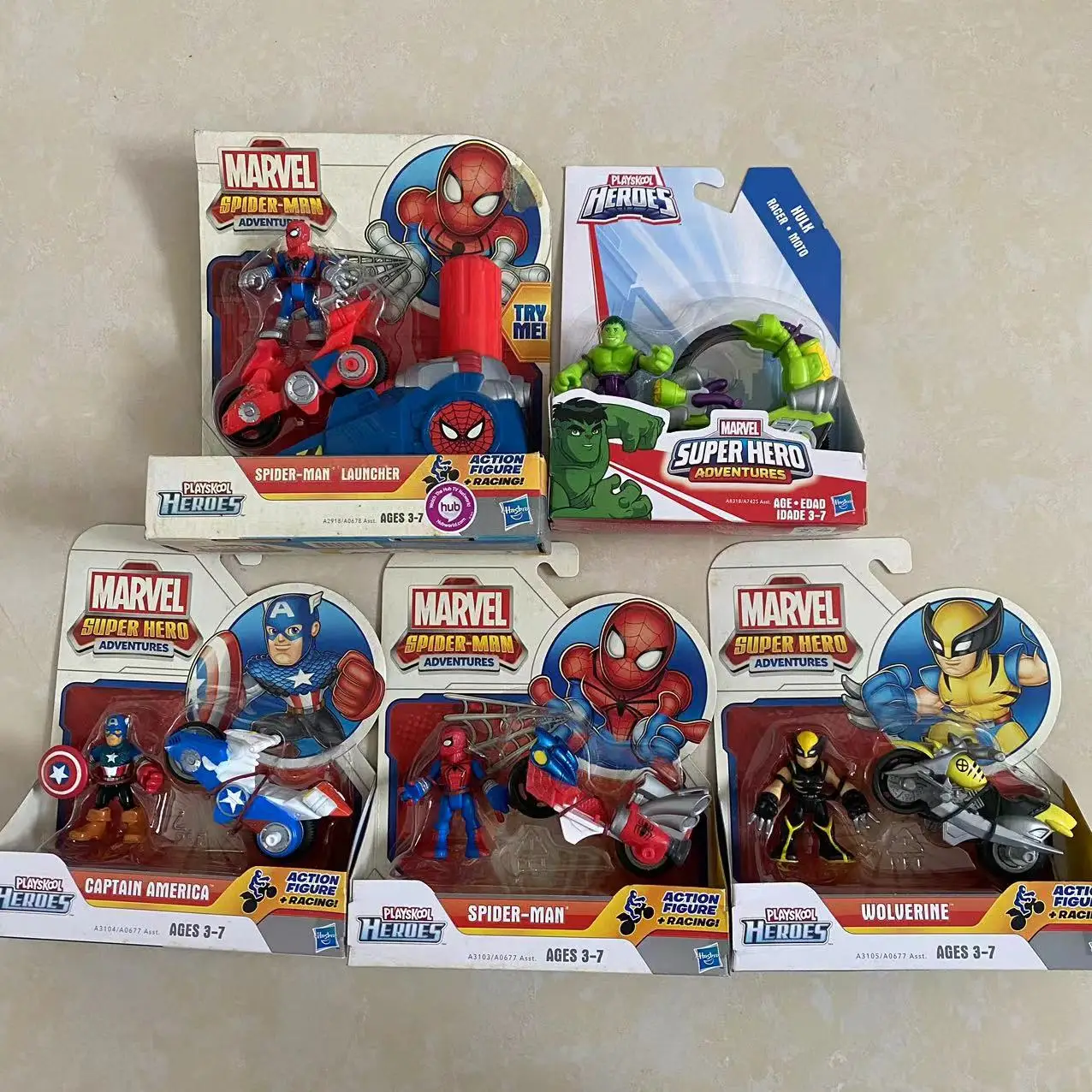 Marvel-Action-Figure-Genuine-Spider-man-Capit-o-Am-rica-Wolverine-Q ...