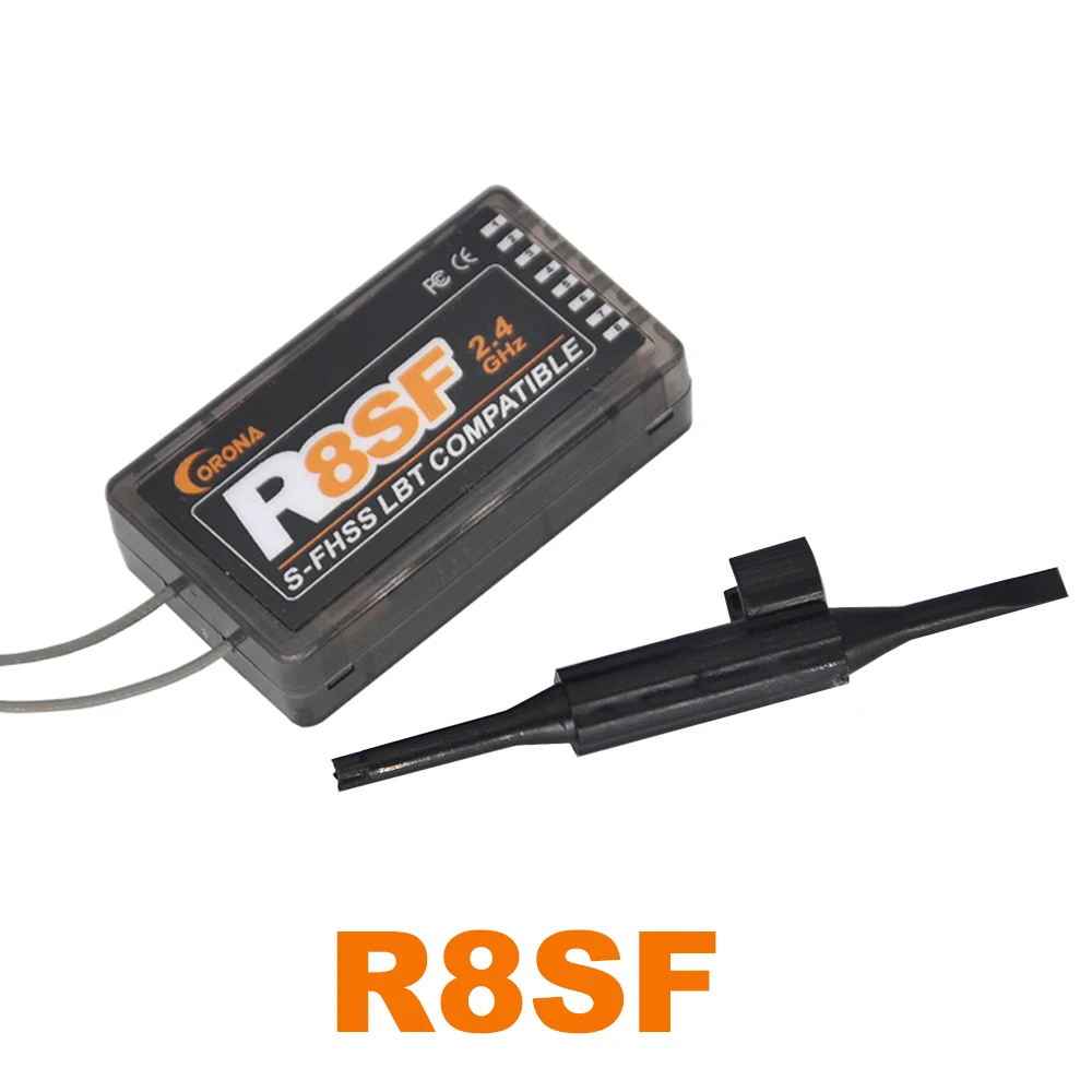 R8SF 8CH S-FHSS Receiver Compatible FUTABA Radio RC Airplane Model Parts