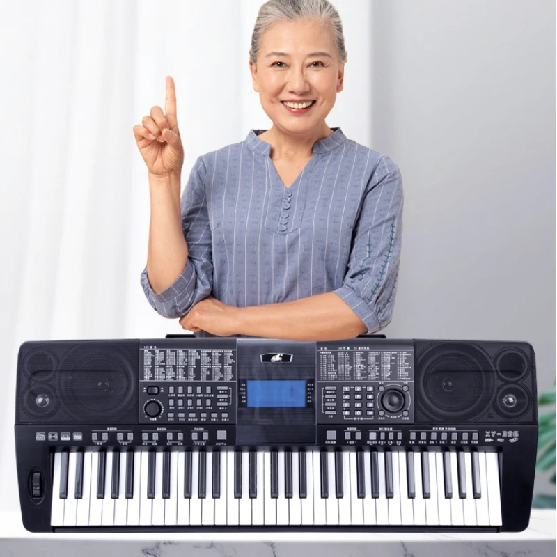 Clavier-de-Piano-lectronique-professionnel-pour-enfants-61-touches-Instruments-de-musique ...