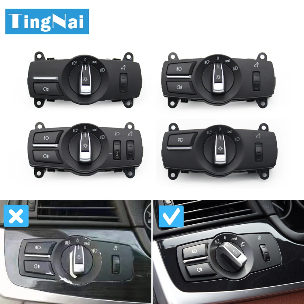 Car-Headlamp-Button-Headlight-Switch-Control-Assembly-For-BMW-5-6-7-X3 ...