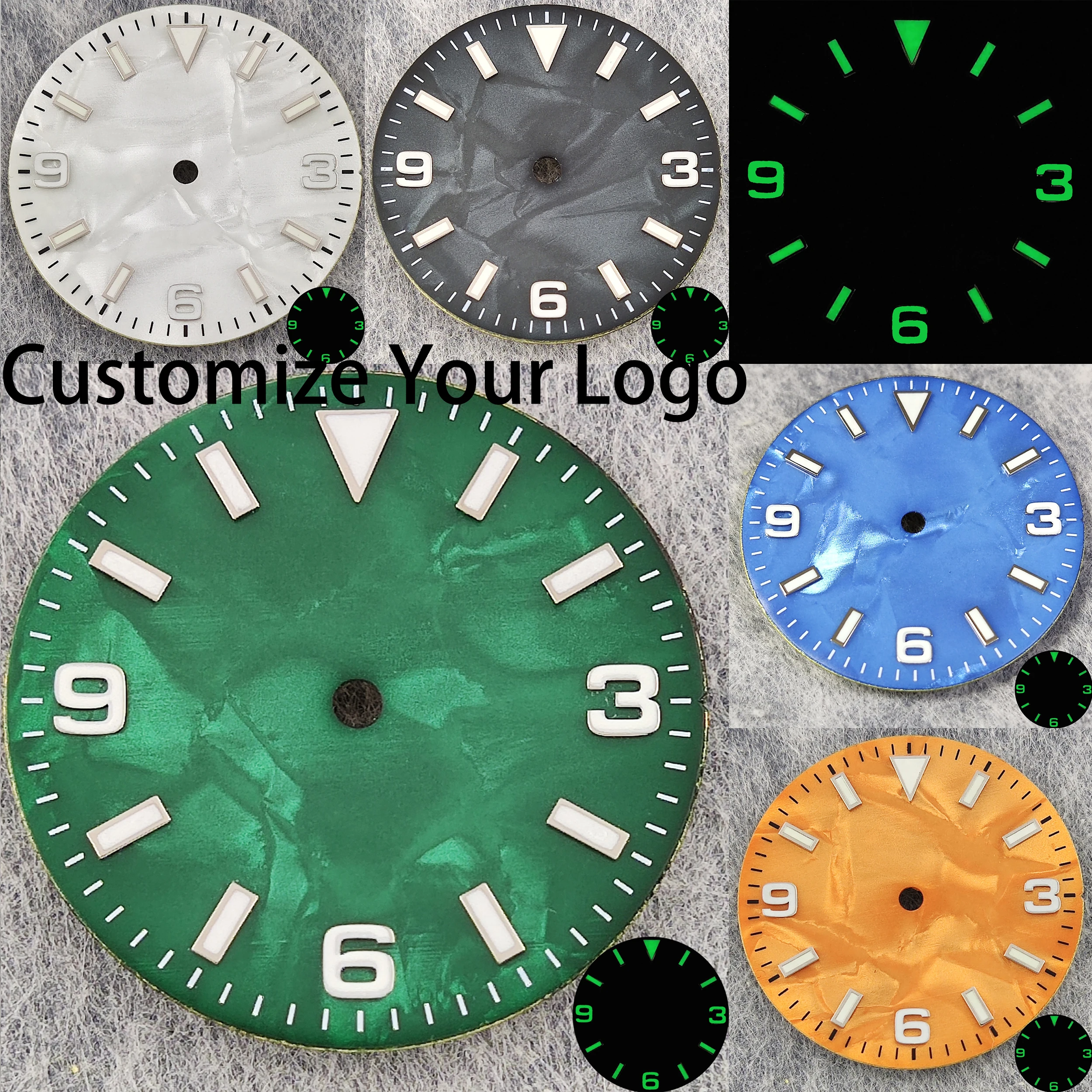 29mm-Natural-River-Shell-Dial-DIY-Custom-Dial-369-Multicolored-Dial ...