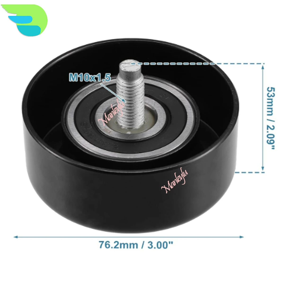 25286-4A000-Engine-Idler-Tensioner-Pulley-For-Hyundai-Starex-H-1-Cargo ...