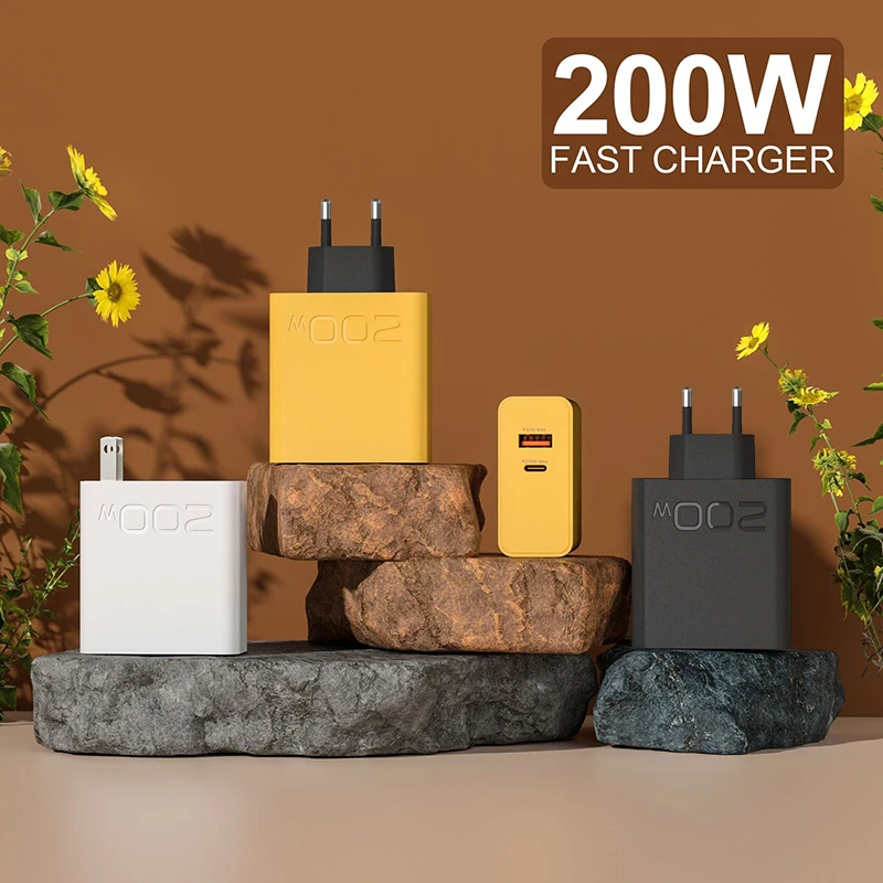 200W-Super-Fast-Charging-PD-USB-Fast-Charging-Adapter-Suitable-For ...