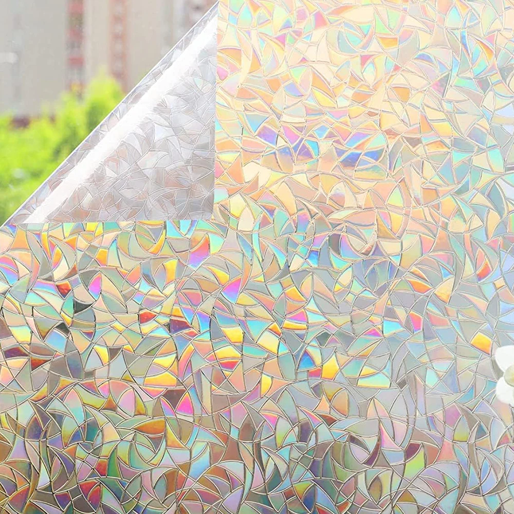 Window-Privacy-Film-Rainbow-Static-Cling-Stained-Glass-Film-Window ...