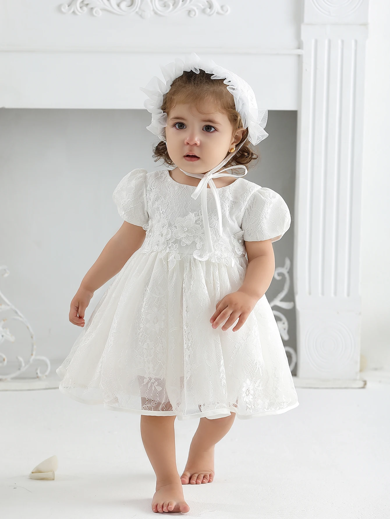 Wedding-Flower-Girl-White-Dresses-Baby-Girl-Dress-Baby-Party-Summer ...