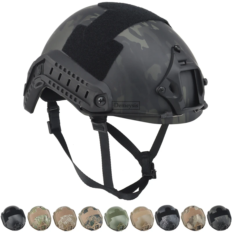 Tactical Fast Helmet MH Type Protective Army Helmets with NVG Mount for ...