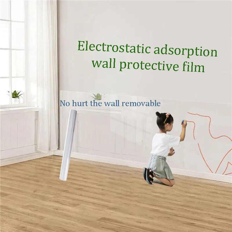 Home-Transparent-Electrostatic-Wall-Clear-Stickers-Protective-Film ...