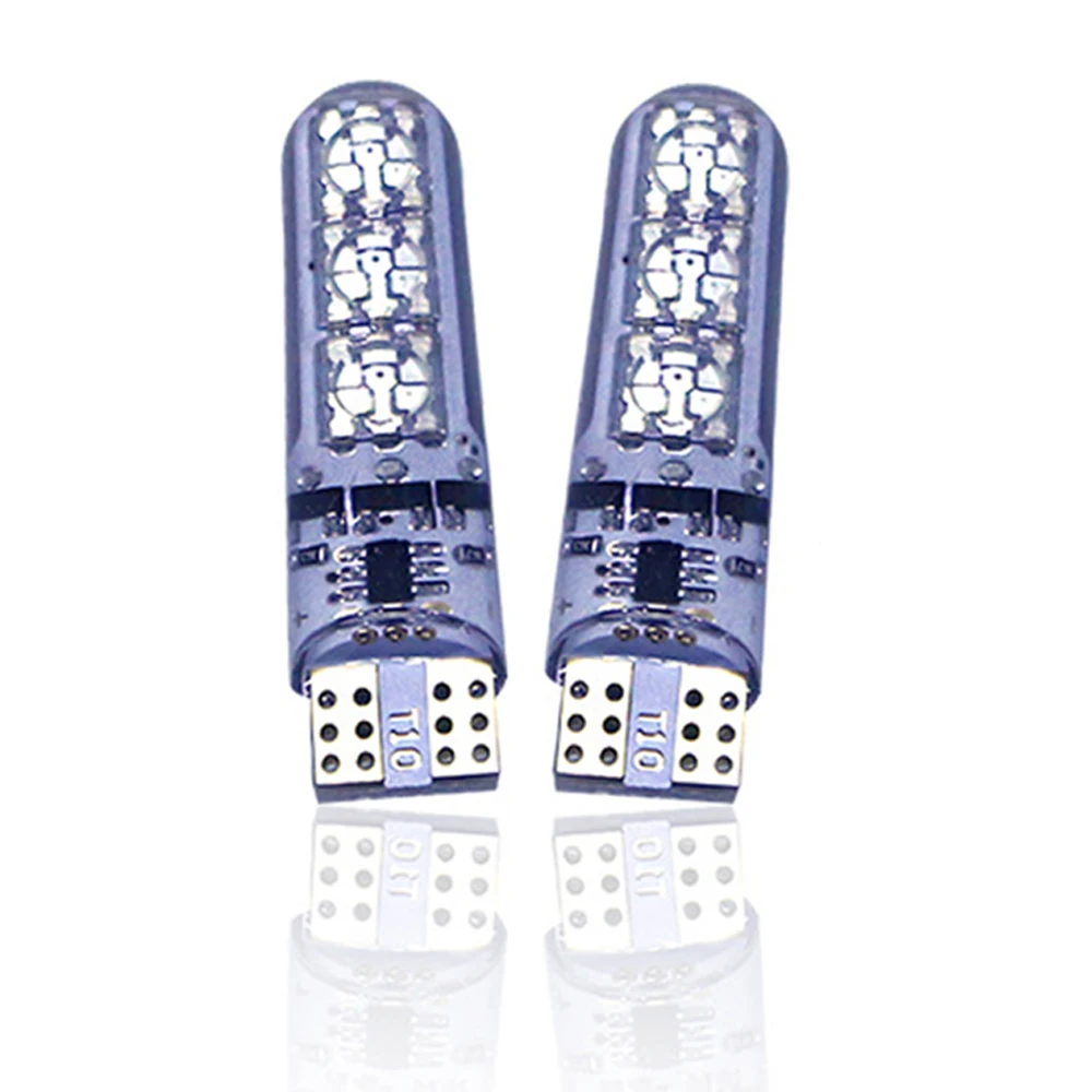 w5w-RGB-LED-Bulb-12SMD-COB-canbus-194-168-Car-With-Remote-Controller ...