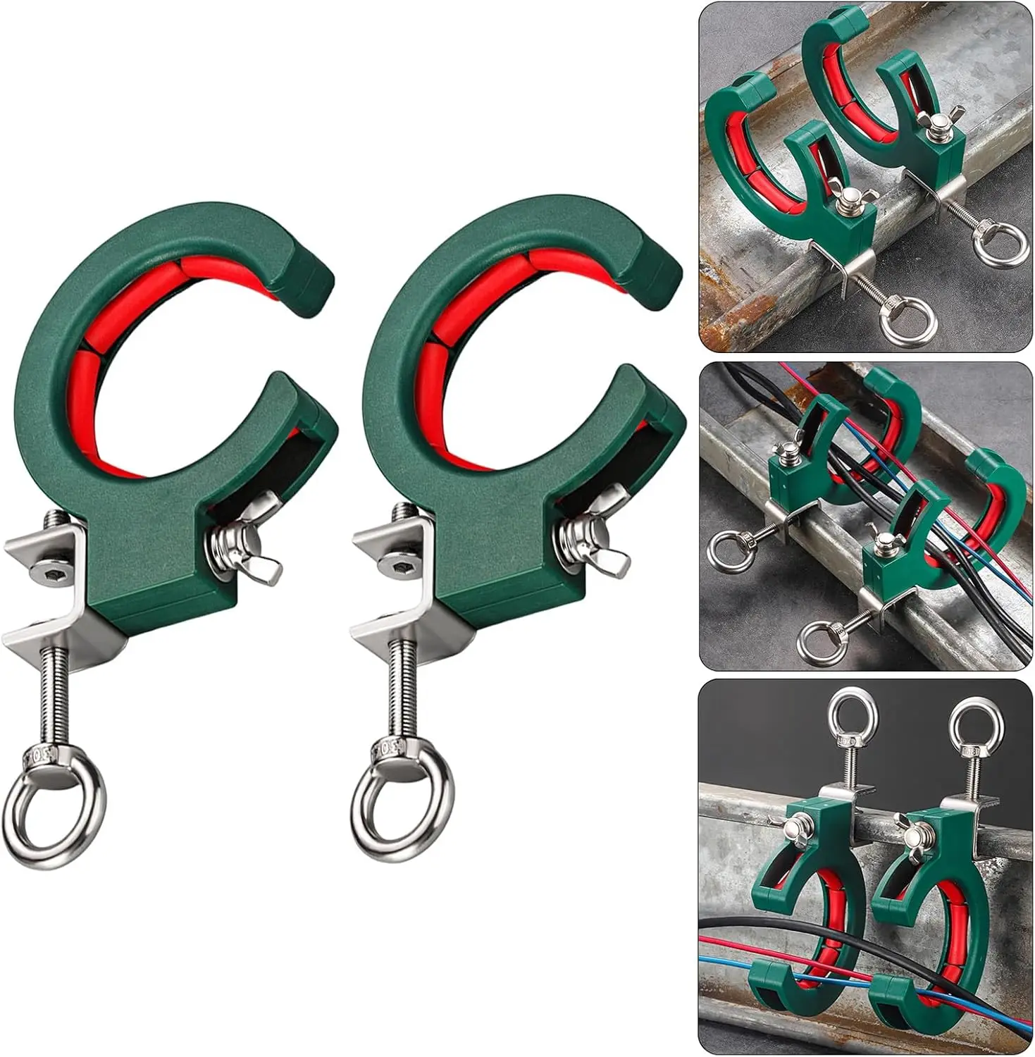 Cable-Tray-Pulley-Roller-Cable-Laying-Roller-Helper-Adjustable-Clamp ...