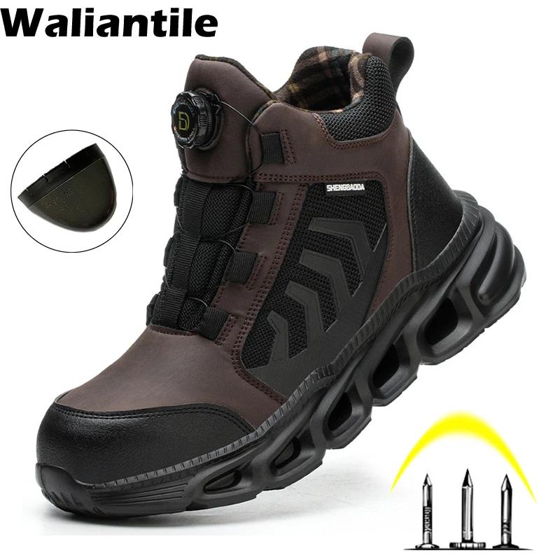 Waliantile-Insulated-Protective-Safety-Work-Boots-For-Men-Steel-Toe ...