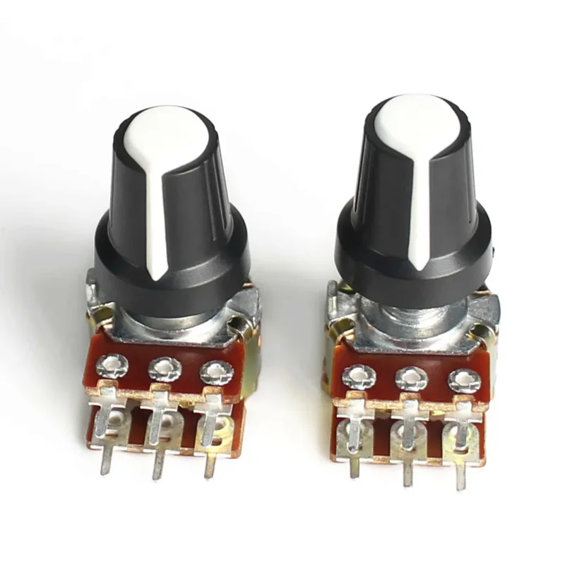 Generic 5 Set Wh148 15mm 6pin Linear Taper Rotary Potentiometer With ...