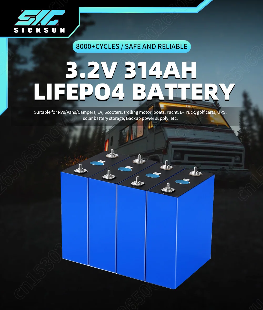 EVE-314AH-Lifepo4-Battery-3-2V-330AH-340AH-Grade-A-Lithium-iron ...