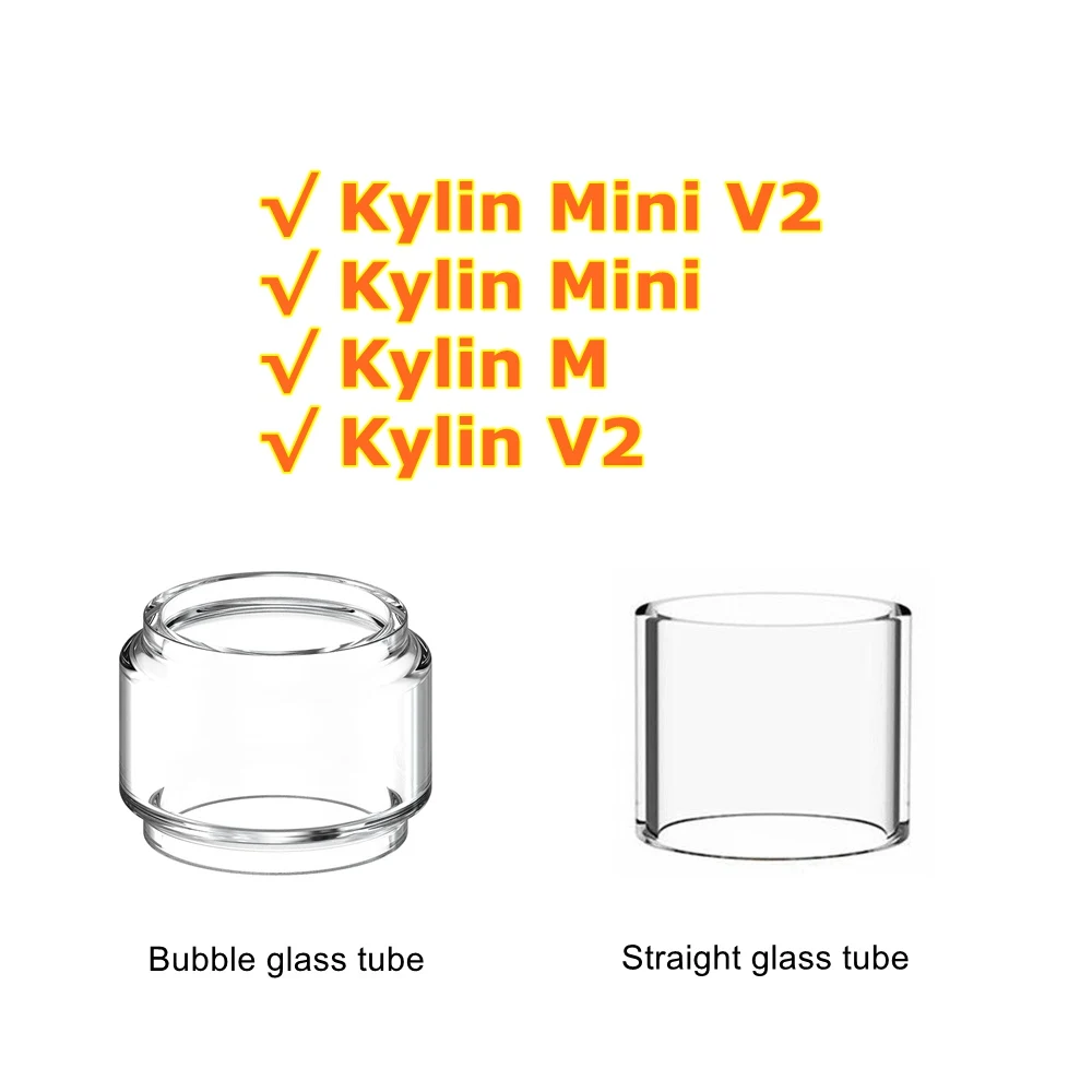 Kylin-Mini-V2-Kylin-Mini-Kylin-V2-Kylin-M-Replacement-Clear-Glass-Tube ...