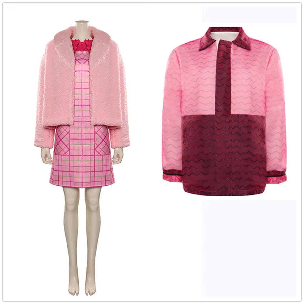 Adult-Kids-Wednesday-Addams-Enid-Sinclair-Cosplay-Costume-Dress-Coat ...