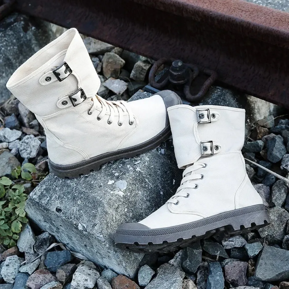 Men-s-Long-Canvas-Shoes-Outdoor-High-Top-Casual-Boots-Desert-Tactical ...