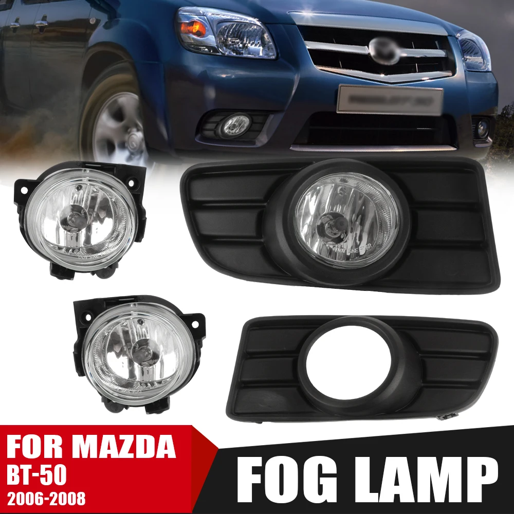 Front Bumper Fog Lamp Upgrade Kit FOR Mazda BT-50 2006 2007 2008 ...