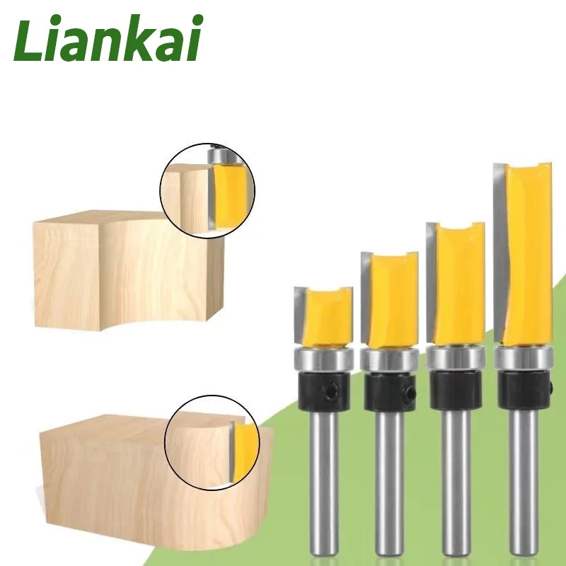 8mm Shank Flush Trim Router Bit Pattern Bit Top Bottom Bearing 5/8 ...