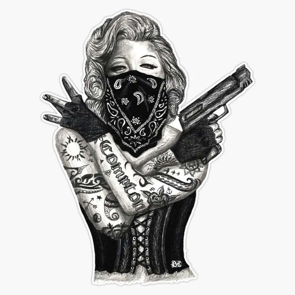 Marilyn Monroe Gangsta Art