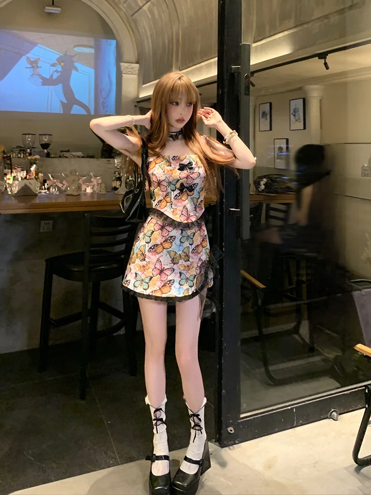 Drowning-Three-Fish-Asian-Gyaru-Bow-Gyaru-Cami-Women-Early-Autumn-Miu ...