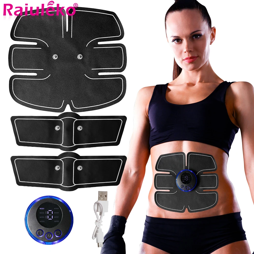 EMS-Smart-Muscle-Stimulator-Electric-Wireless-Abs-Fitness-Trainer ...