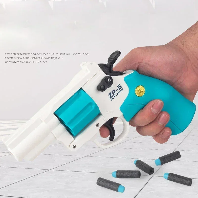 ZP5-Manual-Revolver-Soft-Dart-Bullet-Toy-Gun-Launcher-Weapon-Outdoor ...