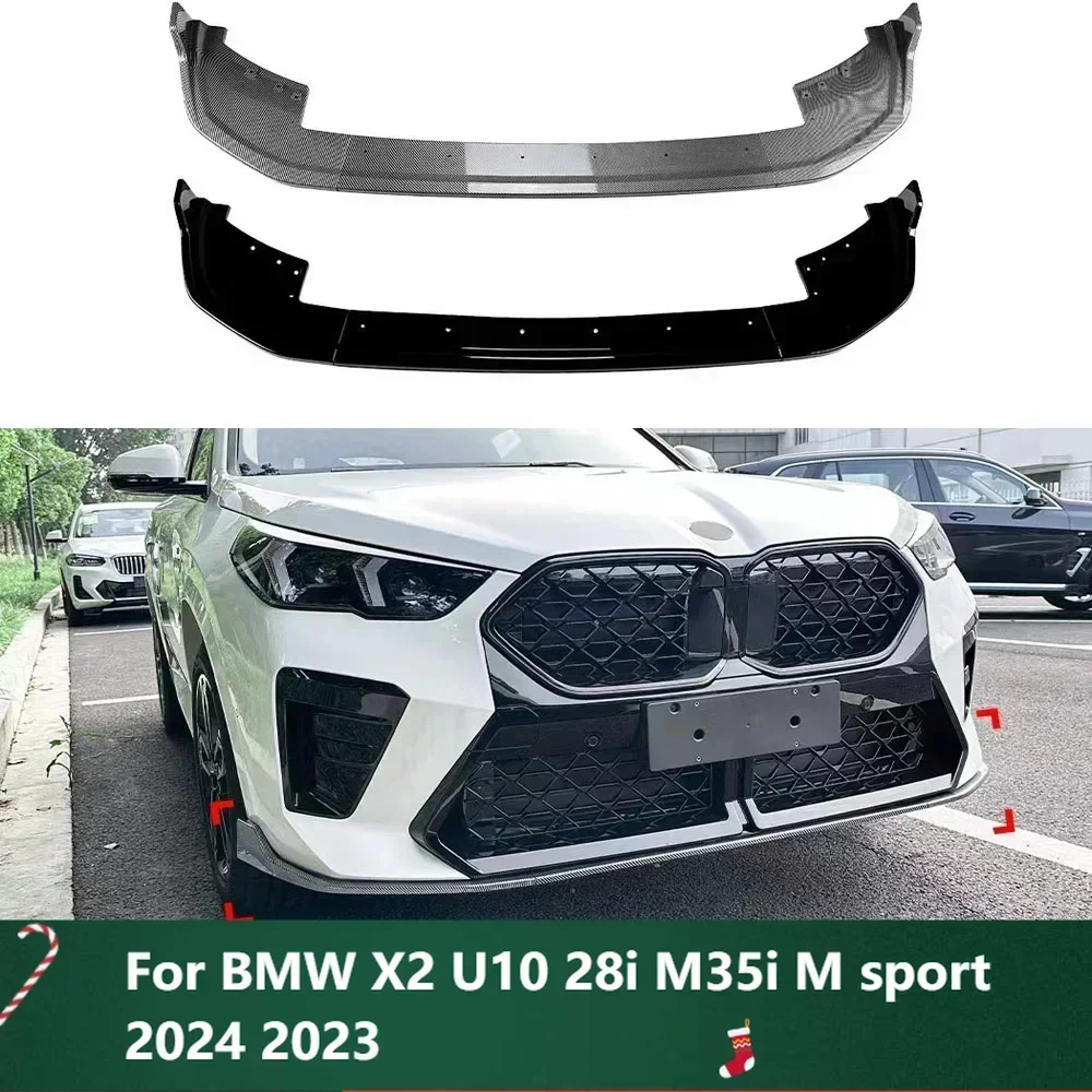 New-Car-Front-Bumper-Lip-Splitter-Diffuser-Body-Kit-Spoiler-Trim-ABS ...