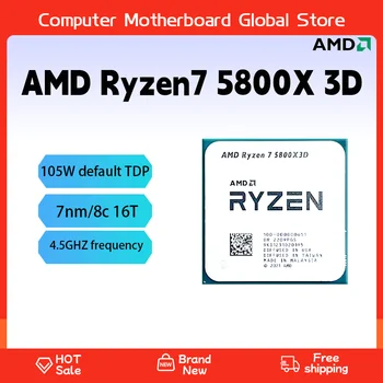 Processador AMD-Ryzen 7 5000 Series, 5800X3D, R7 5800X3D, 8-Core, 3,4 ...