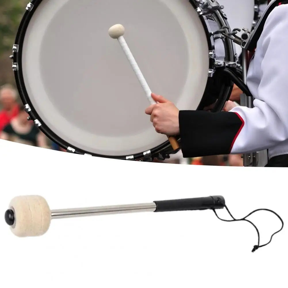 1pc-Bass-Drum-Mallet-Stick-Ergonomics-Handle-Hanging-Rope-Drum-Hammer ...