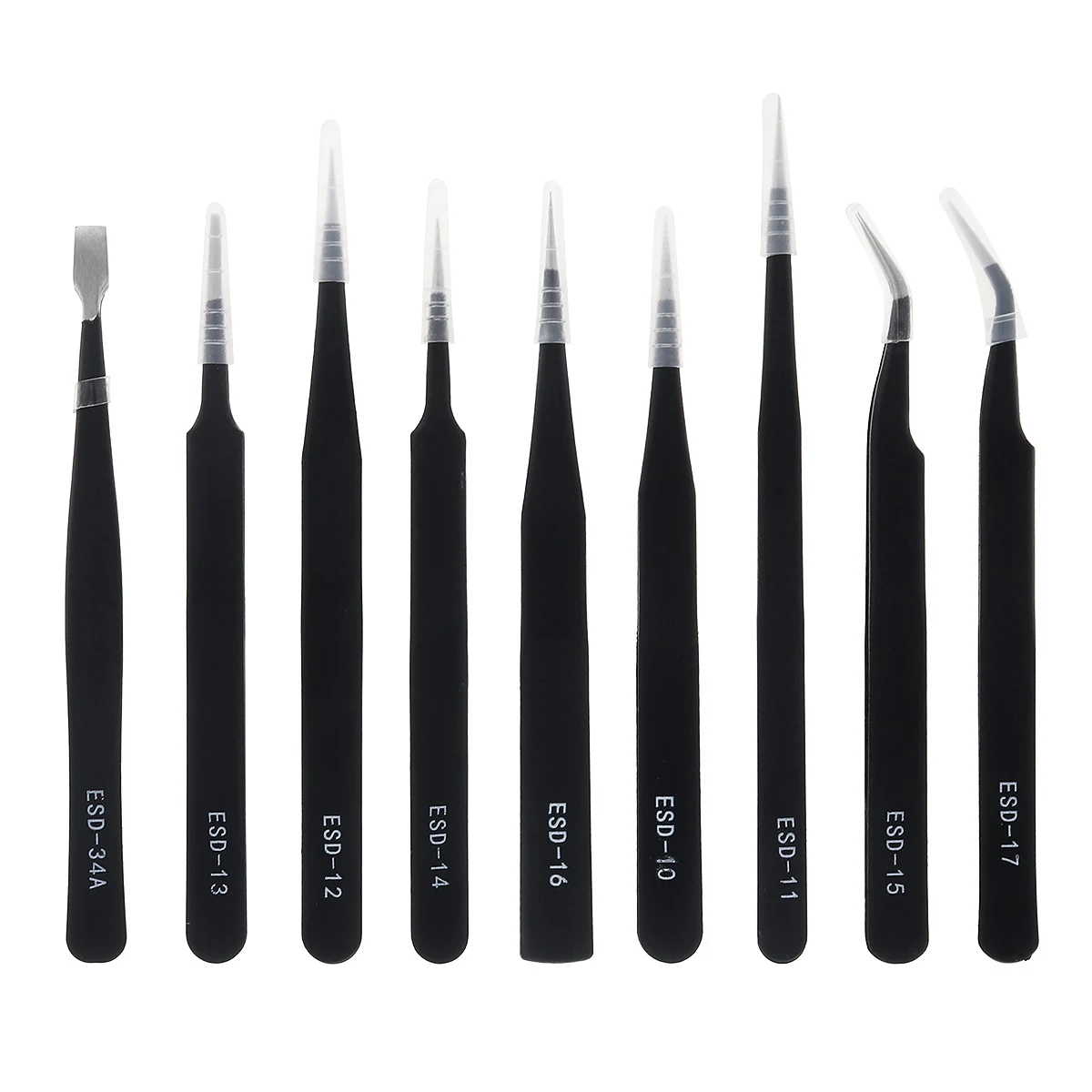 Precision-Esd-Tweezers-Set-Professional-Anti-Static-Stainless-Steel ...
