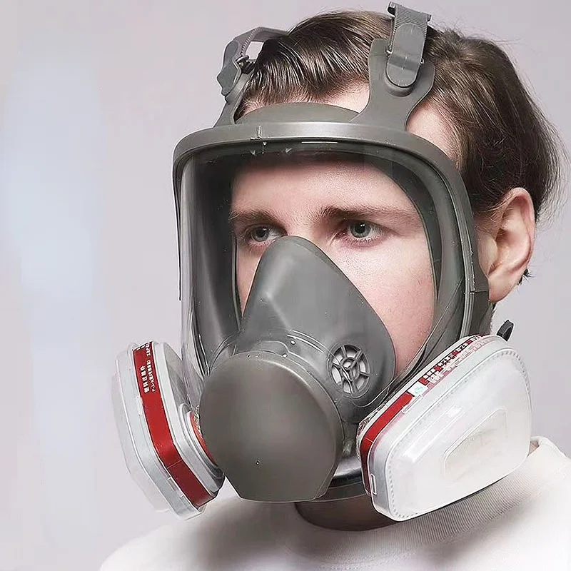 BXA-Painting-Spraying-Gas-Mask-Chemcial-Safety-Work-Gas-Mask-Proof-Dust ...