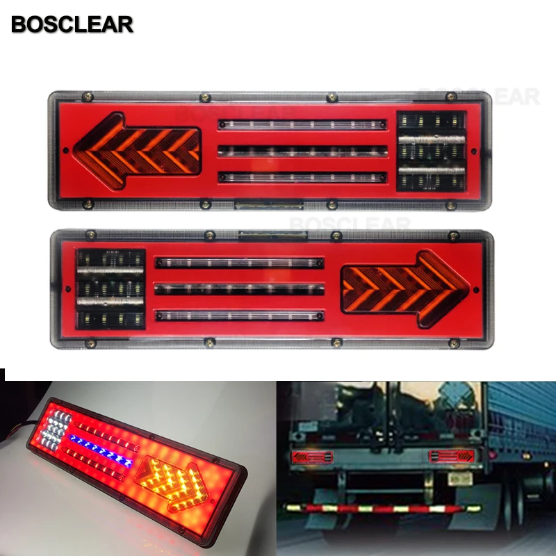 New-Car-LED-Tail-Light-Rear-Lamps-Pair-Boat-Trailer-Rear-Parts-for ...
