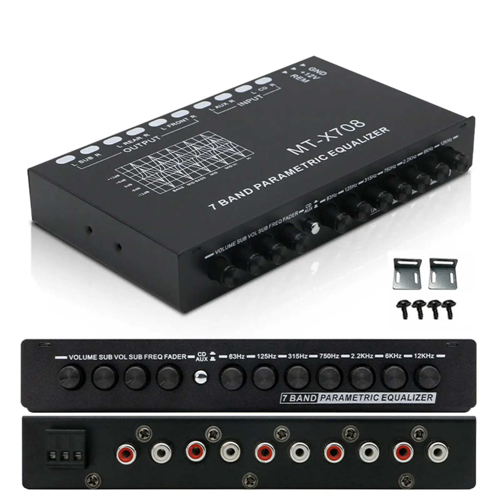 7-Band-Car-Audio-Equalizer-Car-Stereo-Tone-Control-Front-Rear-and ...