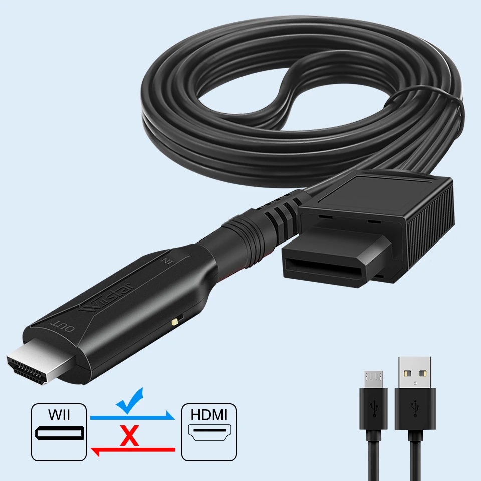 Wii-to-HDMI-compatible-Converter-Adapter-Wii2hdmi-cable-adapter-for-wii ...