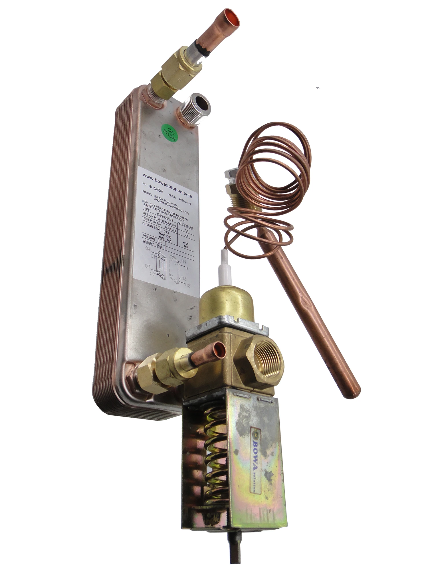 4300kcal-heat-exchangers-of-heat-pump-water-chillers-matching-2hp ...