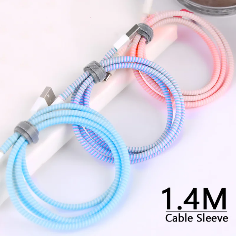 Chew Proof Cable Protector Rancco Spiral Cable Protector Headphone ...
