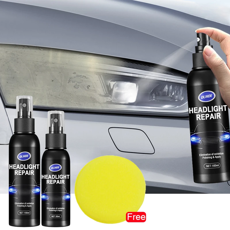 50-100ML-Car-Headlight-Polishing-Agent-Restoration-Kit-Scratch-Remover ...