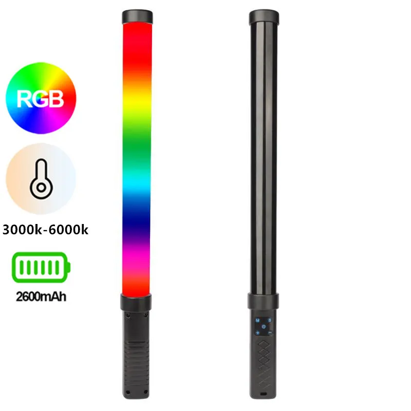 New-RGB-Stick-Light-Wand-Handheld-Tube-Light-LED-Video-Light-3000K ...