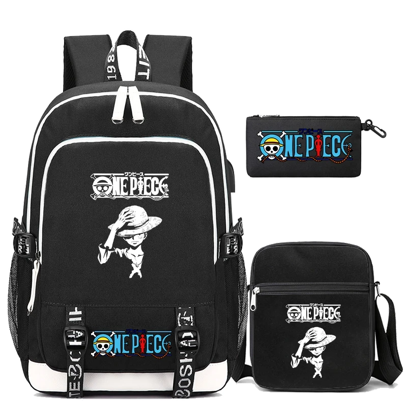 3Pcs-set-Anime-One-Piece-Backpack-for-Tee-Boy-Girl-Back-To-School ...