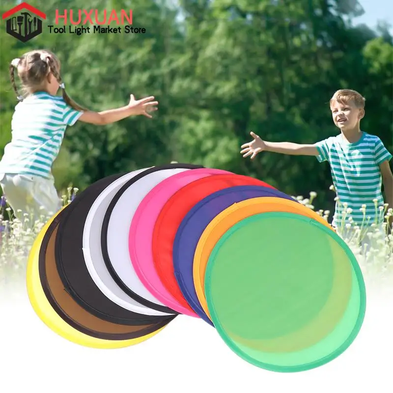 1PC-Portable-Collapsible-Fans-Summer-Round-For-Beach-Lawn-Hand-Fan-Kid ...