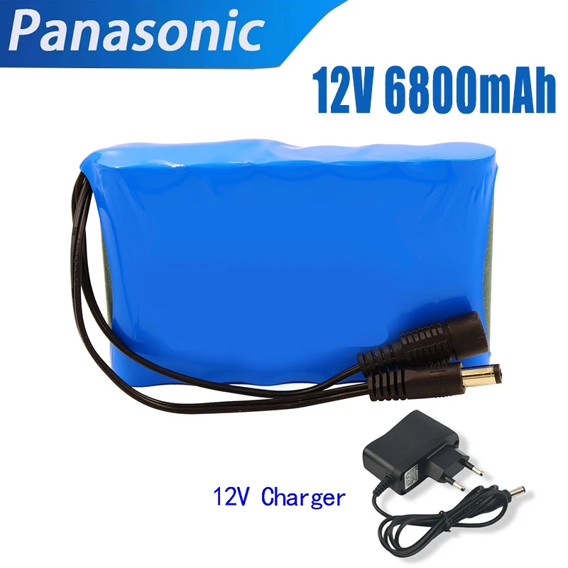 12V-6-8Ah-18650-Li-ion-Rechargeable-battery-pack-3S2P-6800mAh-12-6V-LED ...