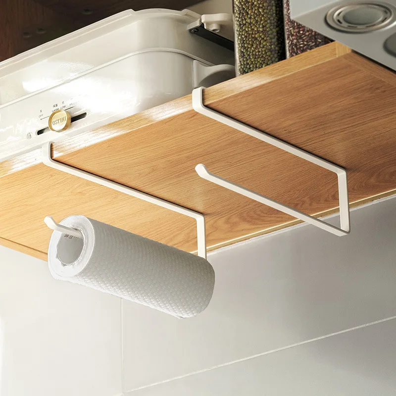 Metal Kitchen Cabinet Roll Rack Kitchen Bathroom Corner Towel Rack ...